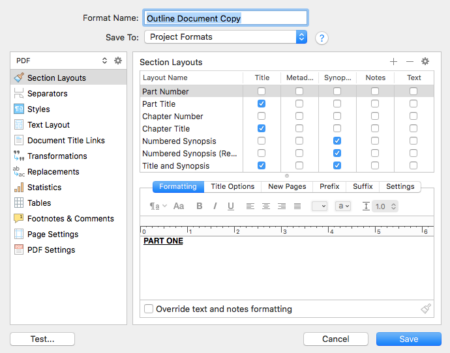 Using File Compile to export a synopsis | ScrivenerVirgin