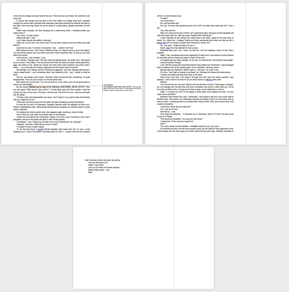 Formatting for printed output - ScrivenerVirgin
