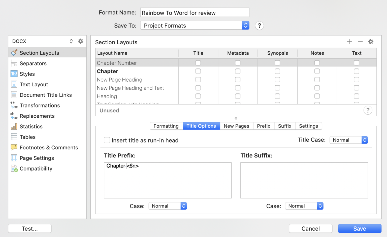 Formatting tools: The formatting bar - ScrivenerVirgin