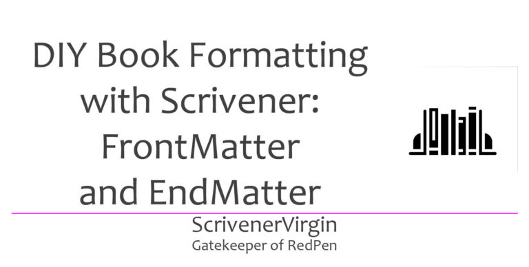 DIY Book Formatting with Scrivener: FrontMatter and EndMatter ...