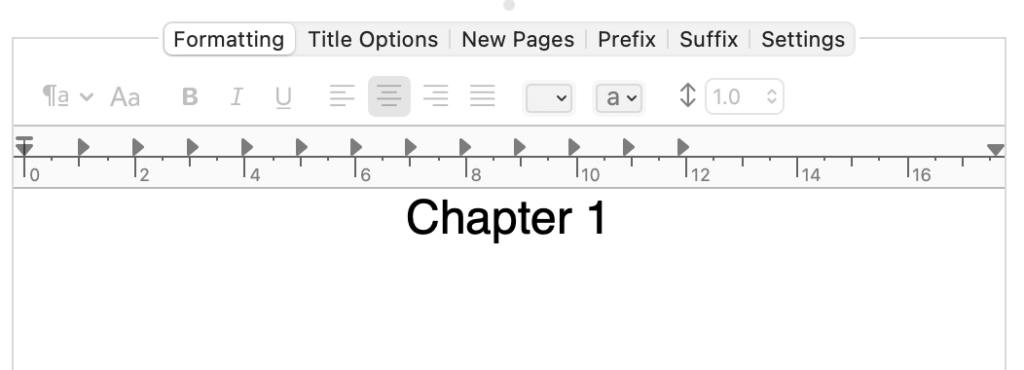 DIY Book Formatting with Scrivener: Headings, Headers and Footers - ScrivenerVirgin