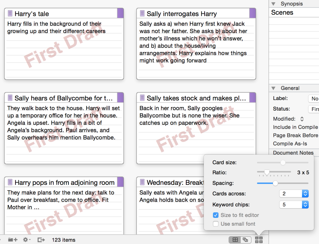 Keeping track? (Text File) | ScrivenerVirgin